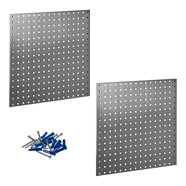 Triton Products 24" x 24" Stainless Steel LocBoard - 2/Pack