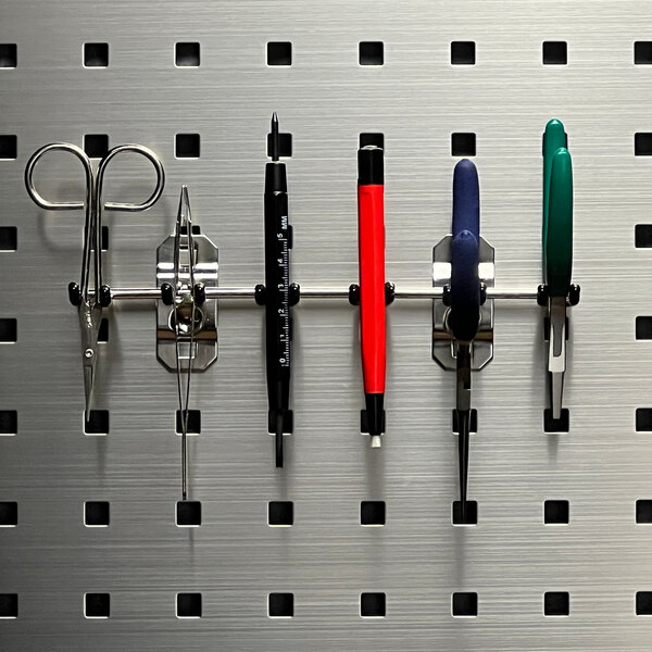 Triton Products LocHook 8 1/8" Vinyl-Dipped Stainless Steel Multi-Prong ...