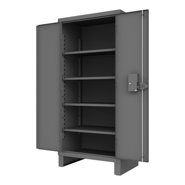 Durham Mfg 36" x 24" x 78" 14 Gauge Steel 4-Shelf Access Control ...