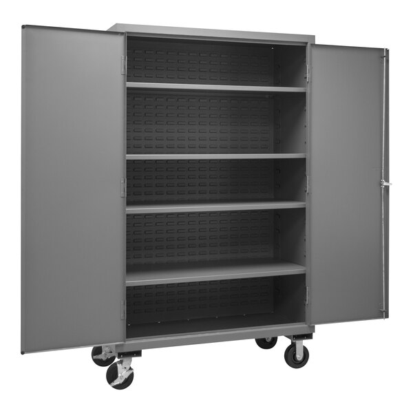 Durham Mfg 48" x 24" x 81" 14 Gauge Steel Mobile 5-Shelf Storage ...
