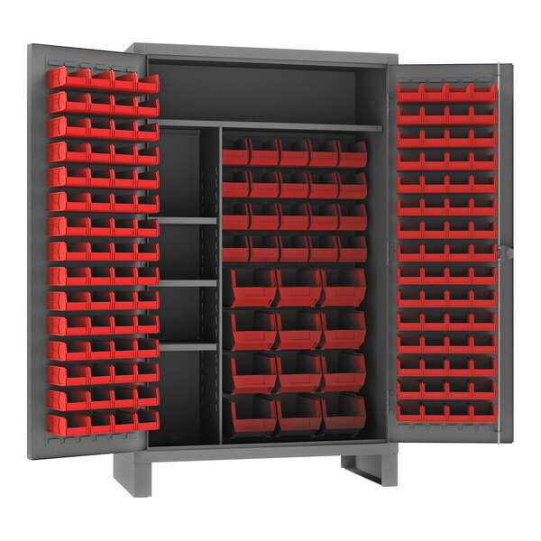 Durham Mfg 48" x 24" x 78" 12 Gauge Steel 4-Shelf Maintenance Cabinet ...