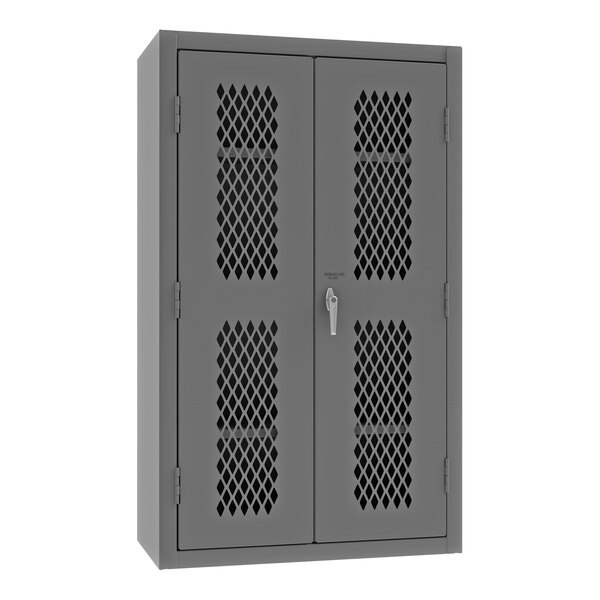 Durham Mfg 36" x 18" x 60" 14 Gauge Steel 3-Shelf Storage Cabinet with ...