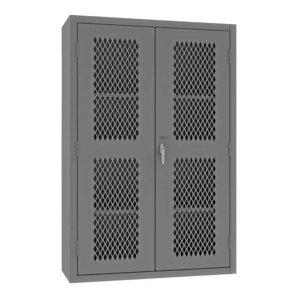 Durham Mfg 48" x 18" x 72" 14 Gauge Steel 3-Shelf Storage Cabinet with ...