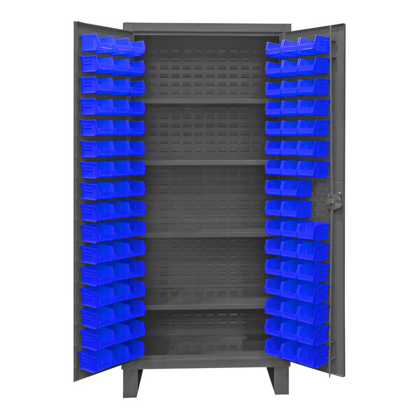 Durham Mfg 12 Gauge 36" x 24" x 78" 4-Shelf Steel Storage Cabinet with ...