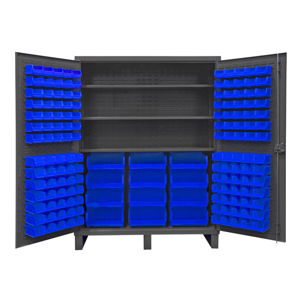Durham Mfg 12 Gauge 60" x 24" x 78" 3-Shelf Steel Storage Cabinet with ...