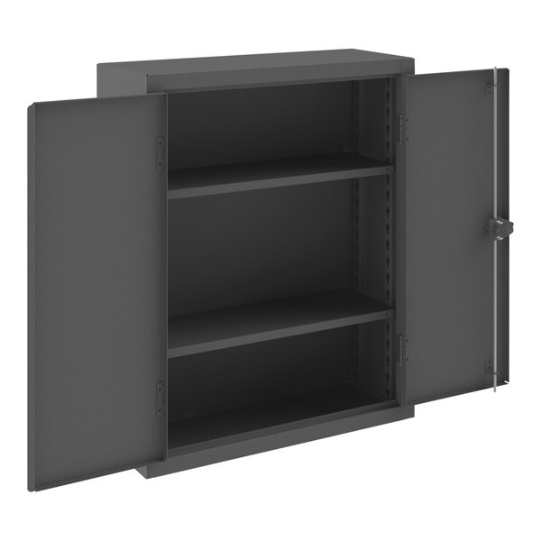 Durham Mfg 36" x 14" x 48" 12 Gauge Steel Adjustable 2-Shelf Countertop ...