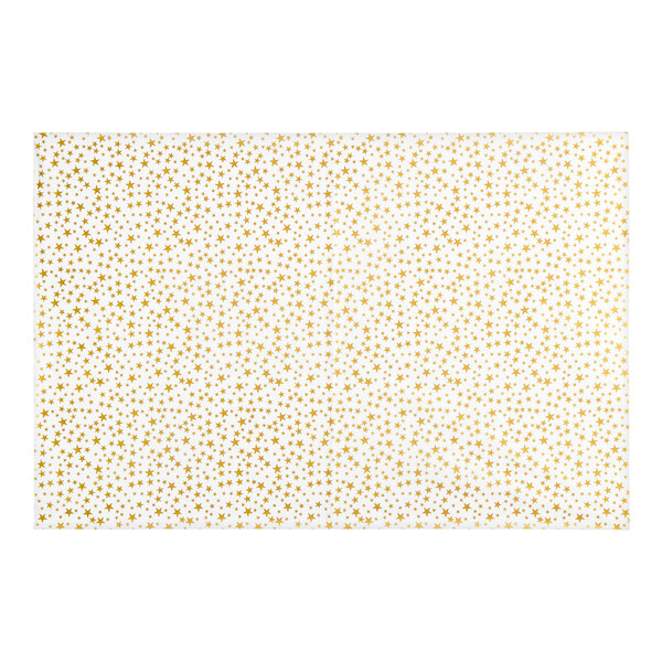 SatinWrap 20" x 30" 10 lb. Gold Stars Tissue Paper Sheets 2030-SD#224 ...
