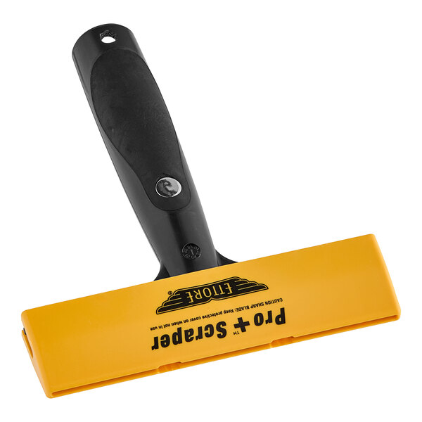 Ettore Pro+ 1044 6" Complete Glass Scraper with 1 Blade and 1 Blade Cover