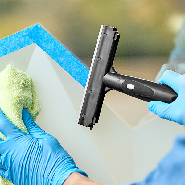 Ettore Pro+ 1044 6" Complete Glass Scraper with 1 Blade and 1 Blade Cover