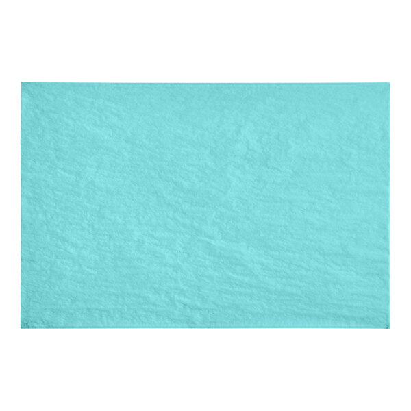 SatinWrap 20" x 30" 10 lb. Aquamarine Tissue Paper Sheets 2030-0011 ...