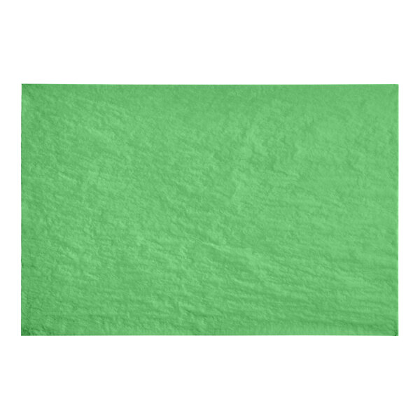 SatinWrap 20" x 30" 10 lb. Apple Green Tissue Paper Sheets 2030-0670 ...