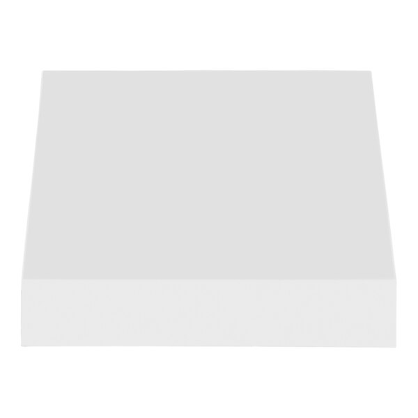 Awntech New Yorker 3' x 4' x 2' White Fixed Fabric Awning with Rigid ...