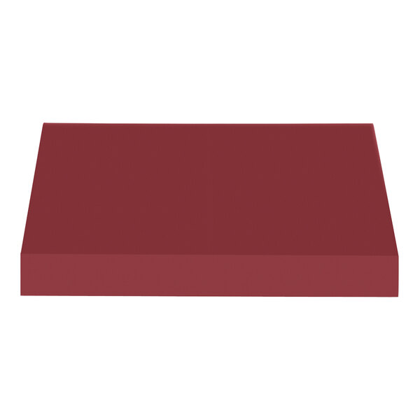Awntech New Yorker 10' x 4' x 2' Burgundy Fixed Fabric Awning with ...
