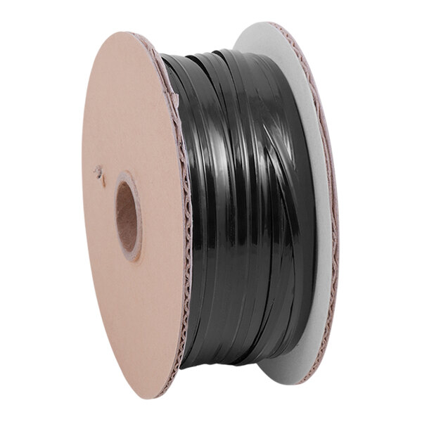 Tach-It 01-230 5/32" x 230' Black Standard Plastic Twist Tie Ribbon ...