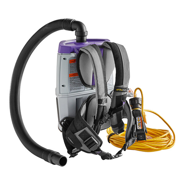 ProTeam GoFit 3 107748 3 Qt. Backpack Vacuum with Telescoping Wand and ...