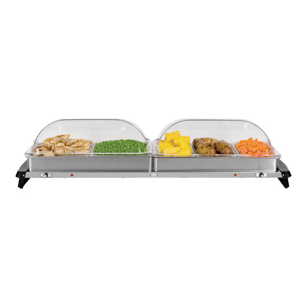 Cadco WTBS-5RT 5-Compartment Half Size / Third Size Electric Buffet ...
