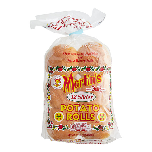 Martin's Famous 3" Slider Potato Rolls - 84/Case