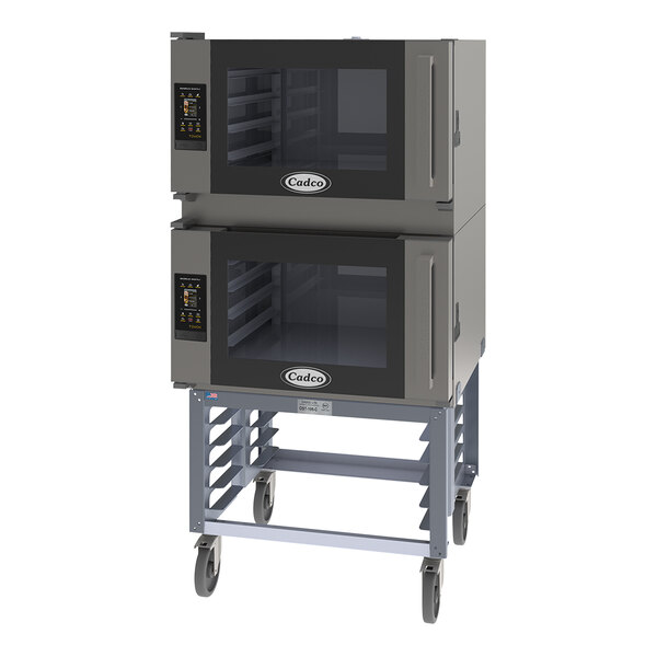 Cadco Bakerlux Station BLS-4FTR-2 Double Stacked 4-Shelf Full Size ...