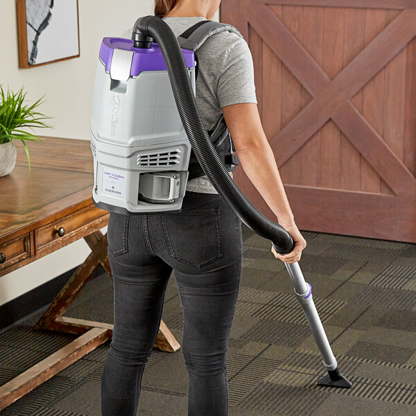 ProTeam GoFit 3 107776 4.0 Ah 3 Qt. Cordless Backpack Vacuum with ...