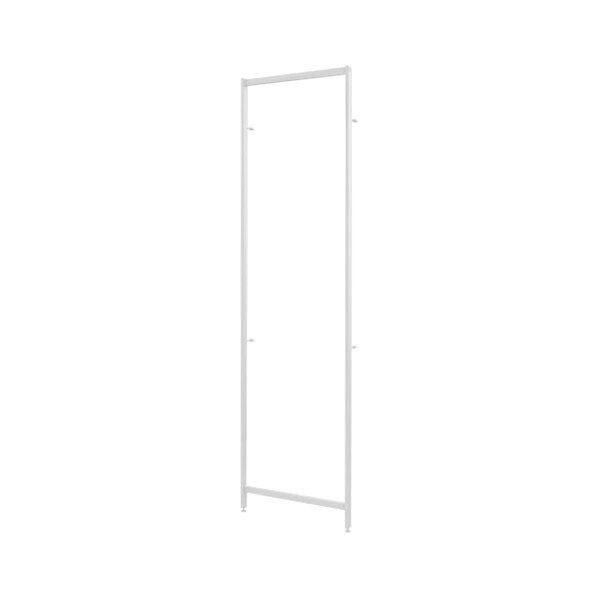 UDIZINE Vertik 26" x 92" White Wall-Mount Retail Clothing Display Stand ...