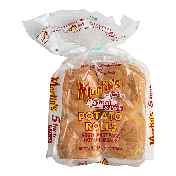 Martin's Famous 5" Sandwich Potato Rolls - 32/Case