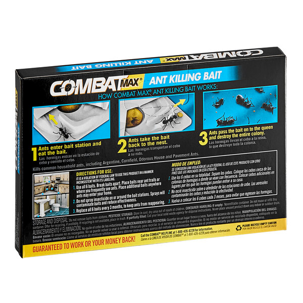 Combat Max® DIA55901 6-Pack Ant Bait - 12/Case