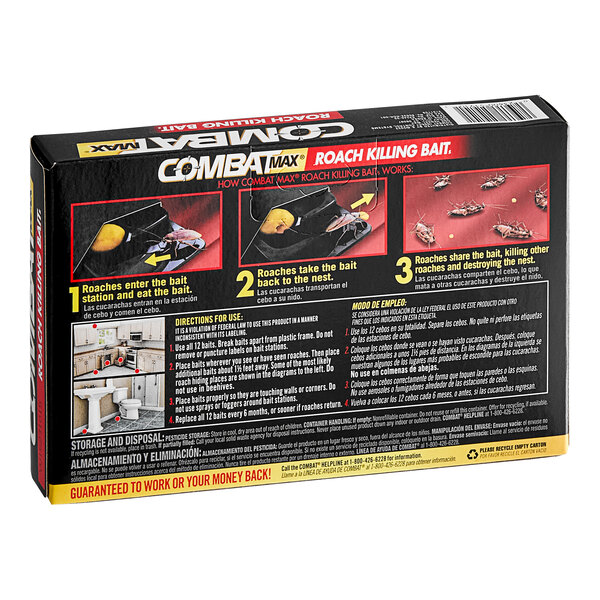 Combat Max® DIA51910 12-Pack Small Roach Bait