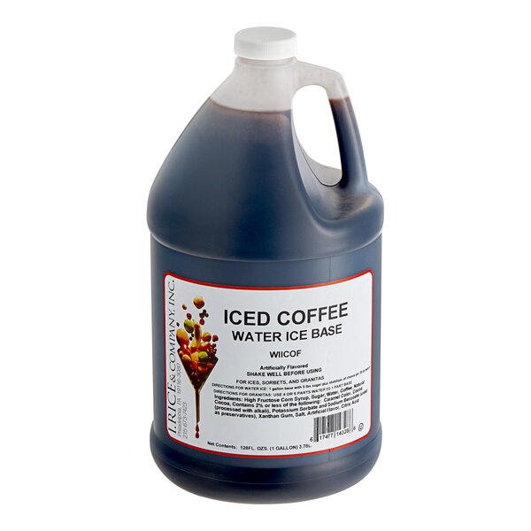 I. Rice Iced Coffee Water Ice Base 1 Gallon - 4/Case