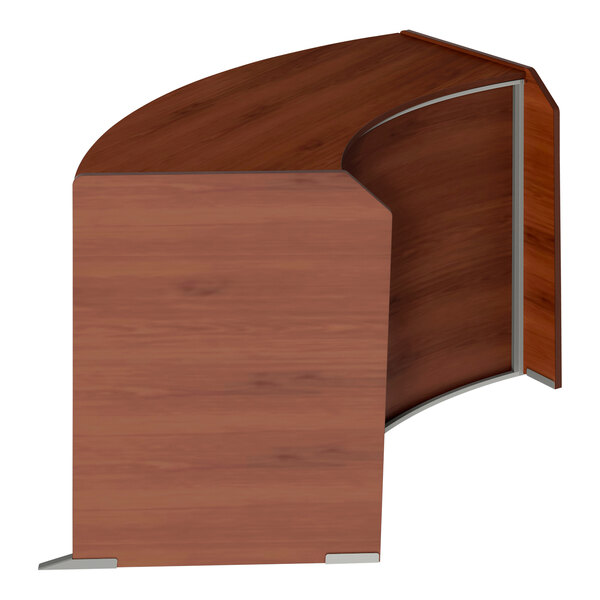 Linea Italia 63" x 26" x 33" Cherry Laminate ADA Wheelchair Accessible ...