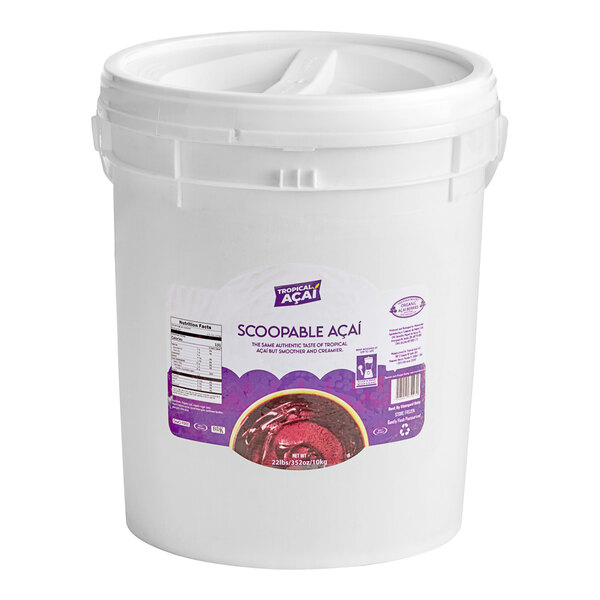 Tropical Acai Scoopable Acai Sorbet 22 lb.