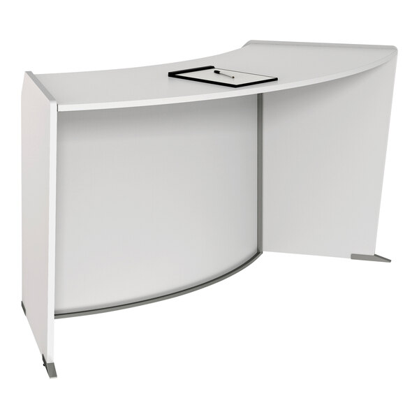 Linea Italia 63" x 26" x 33" White Laminate ADA Wheelchair Accessible ...