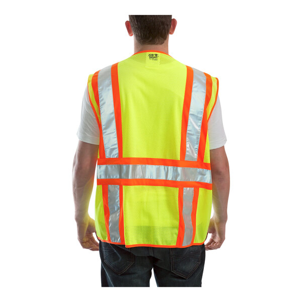 Tingley Job Sight Type R Class 2 Hi-Vis Lime Surveyor's Mesh Safety ...