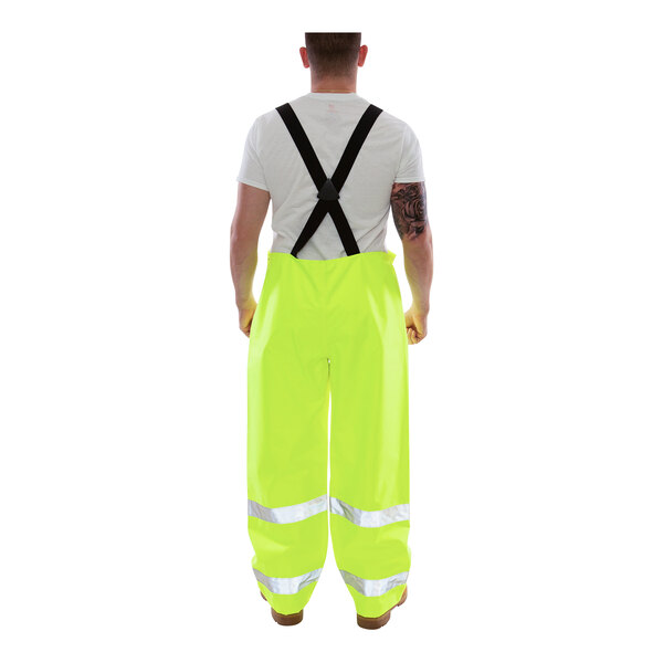 Tingley Icon Class E Hi-Vis Lime Overalls O24122.XL - XL