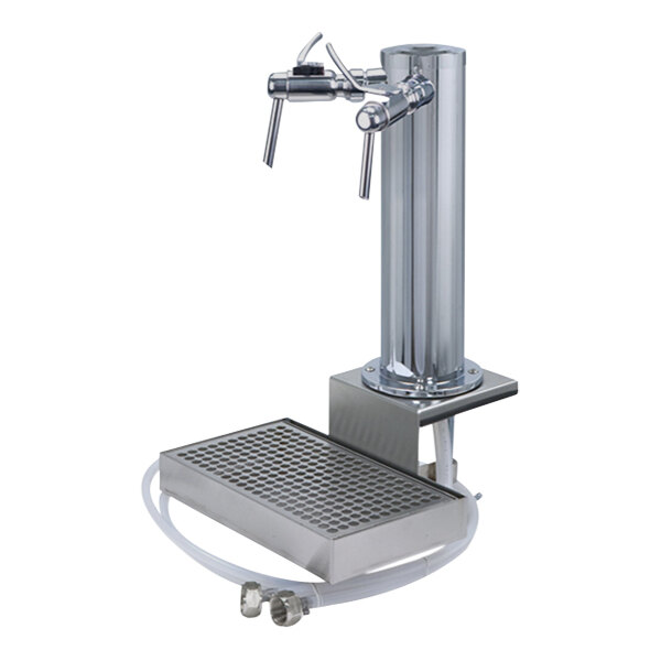 Micro Matic DS532CL-W Polished 304 Stainless Steel 2-Tap Wine Draft ...