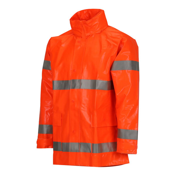 Tingley Comfort-Brite Type R Class 3 Hi-Vis Orange Rain Jacket J53129 ...
