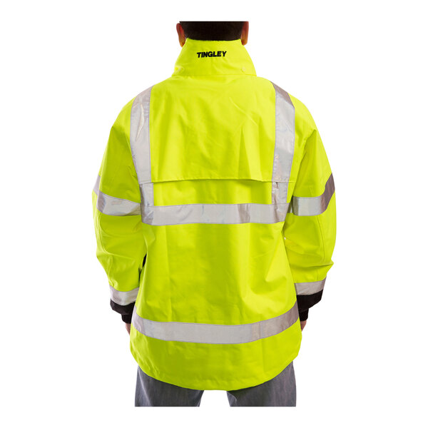 Tingley Icon Type R Class 3 Hi-Vis Yellow Jacket with Black Panels ...