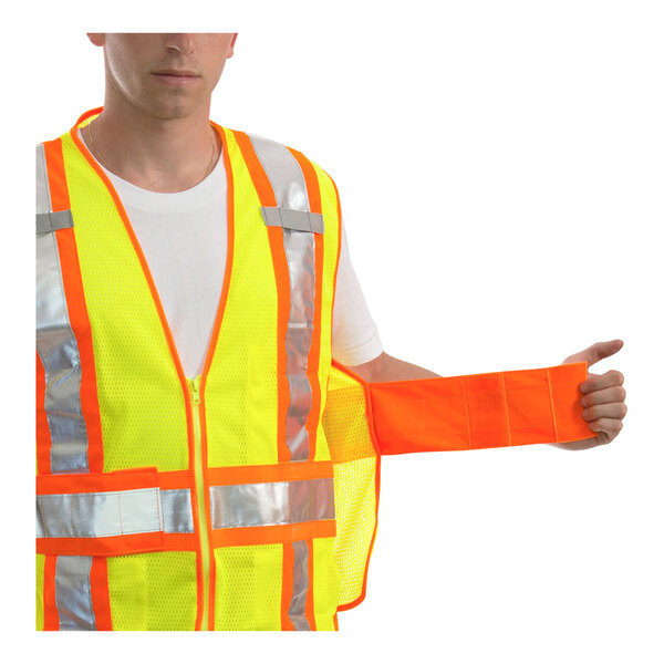 Tingley Job Sight Type R Class 2 Hi-Vis Lime Mesh Adjustable Safety ...