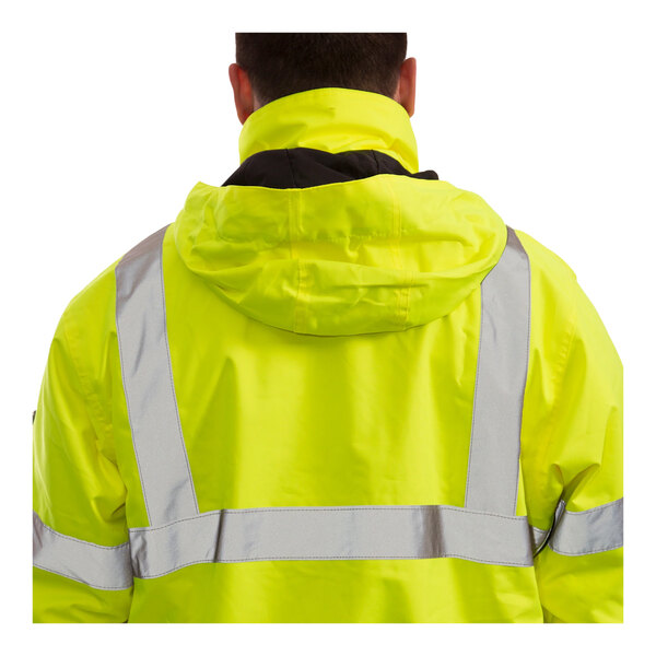 Tingley Bomber Type R Class 3 Hi-Vis Lime Jacket with Black Panels ...