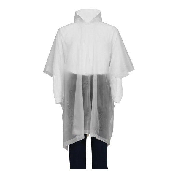 Tingley 50" x 80" Clear Rain Poncho P68800.EA