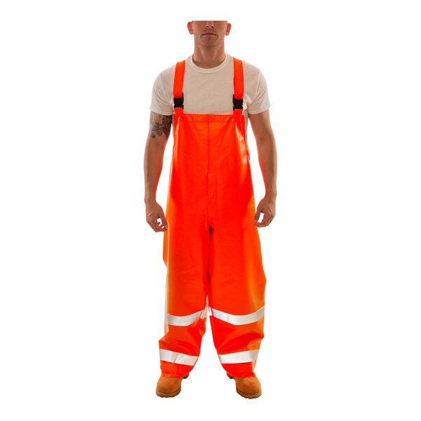 Tingley Eclipse Class E Hi-Vis Orange Overalls with Quad-Hazard ...