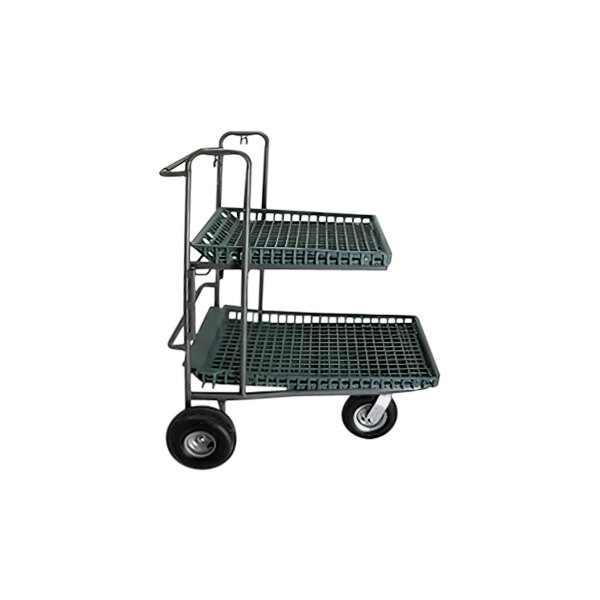 R.W. Rogers Company 33" x 40" 2-Tier Flip-Top All-Terrain Nesting ...
