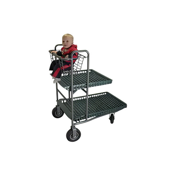 R.W. Rogers Company 29 1/4" x 40" 2-Tier Nesting Garden Cart with Child ...