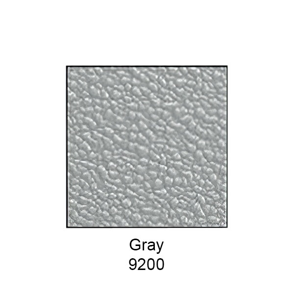 ASI Accurate Partitions 4050818809200 18" x 48" Gray Solid Plastic HDPE ...