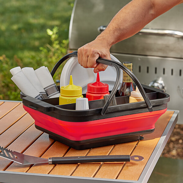Mr. Bar-B-Q Collapsible BBQ Caddy 40296Y