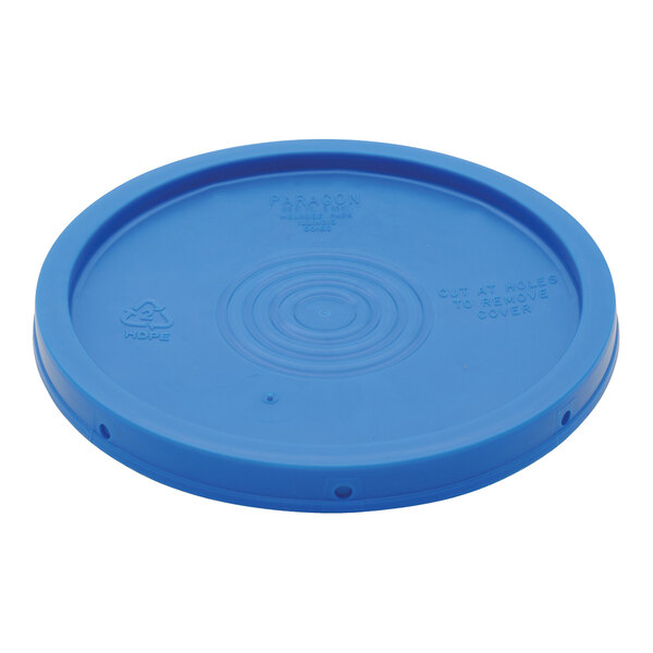 Vestil LID-54-PB HDPE Blue Lid for PAIL-35-PWS, PAIL-54-PWS, and PAIL-6-PWS