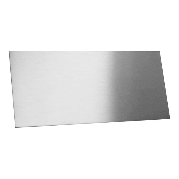 Western Fabricating 4 3/4" x 96" 18 Gauge Stainless Steel Flat Wall ...