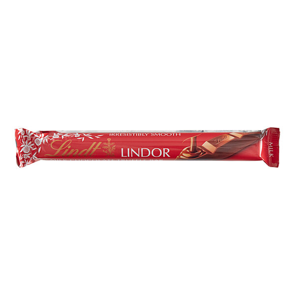 Lindt Lindor Milk Chocolate Truffle Bar 1.3 oz. - 192/Case