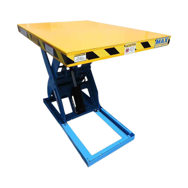 Ballymore MAX-Lift Steel Scissor Lift Table with Hand Control and 48" x ...