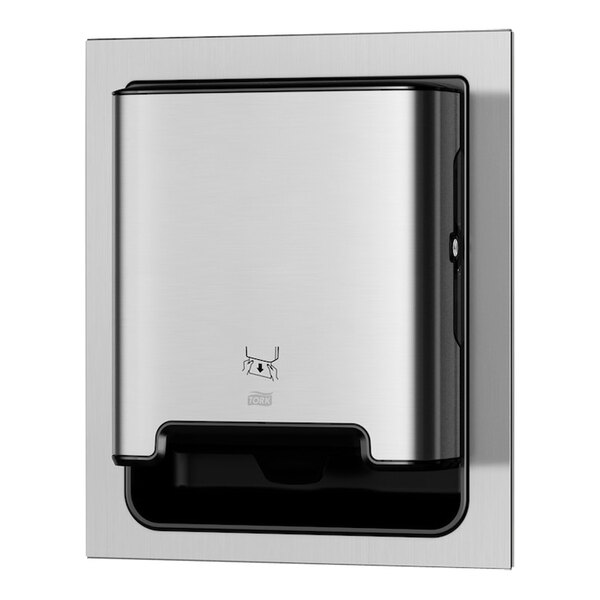 Tork Image Matic 461023 Stainless Steel In-Wall Recessed Manual Paper ...