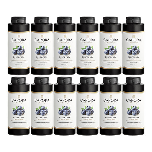 Capora Blueberry Flavoring Sauce 12 fl. oz. - 12/Case